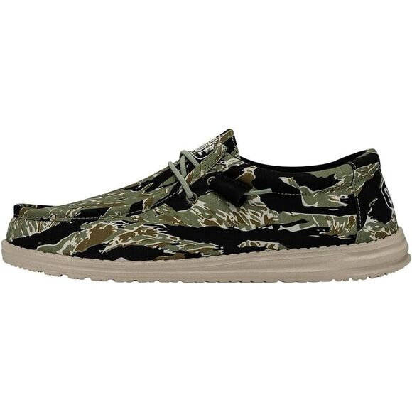 Hey Dude | Shoes | Hey Dude Mens Wally Camouflage Loafer Tiger Stripe ...